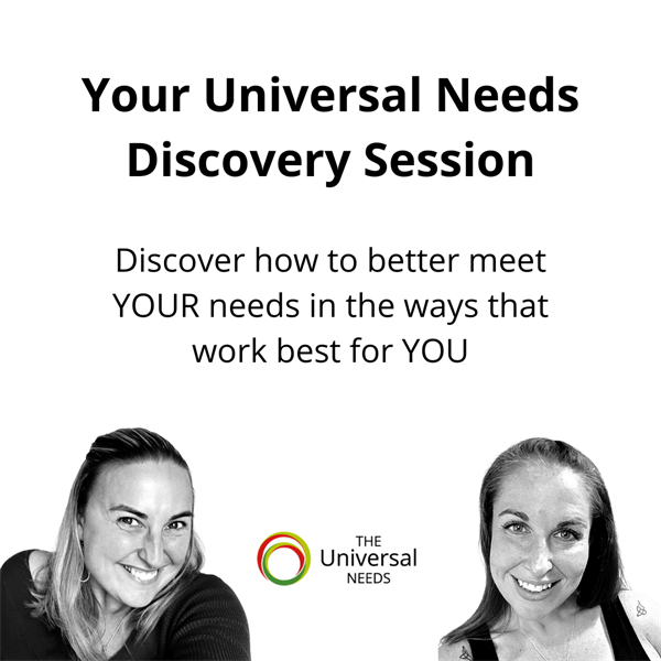 The Universal Needs - Discovery Session - The Universal Needs